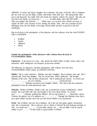 Listening for information | DOCX | Education