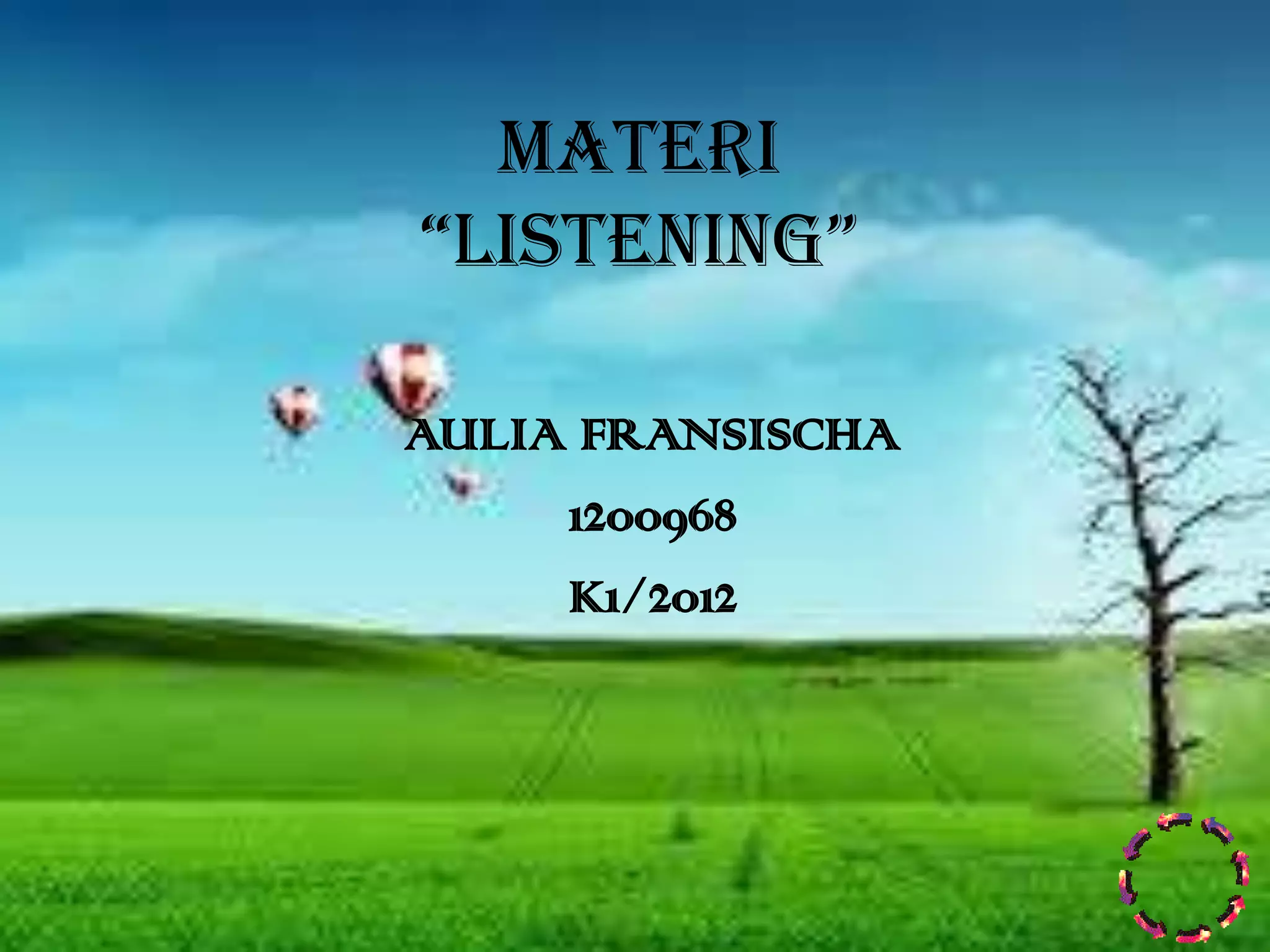 Listening for personal information | PPTX