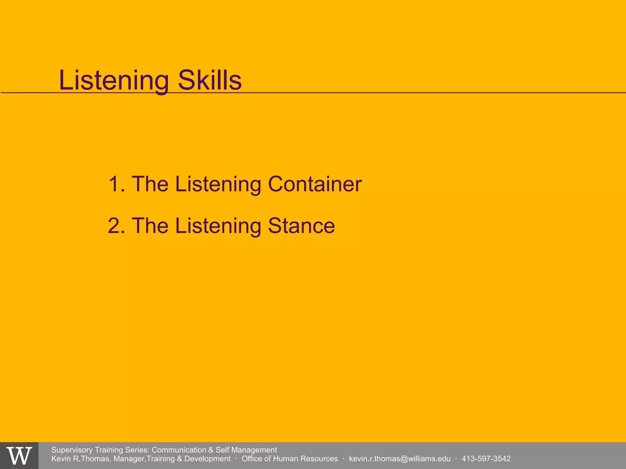 Listening and Giving & Receiving Feedback | PPTX