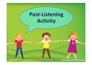Listening lesson plan | PDF