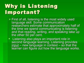Listening Comprehension Macroskill | PPT
