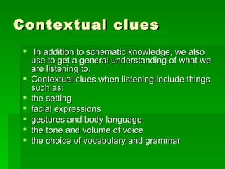 Listening Comprehension Macroskill | PPT