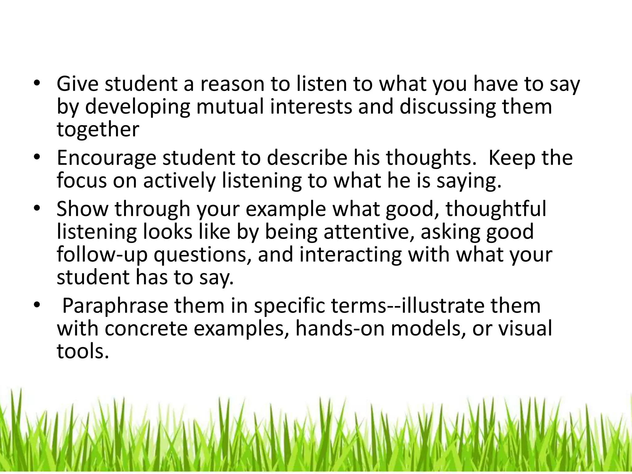 Listening methodology | PPTX
