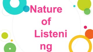 ENG 3A | Nature of Listening | PPTX