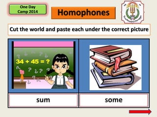 Homophones | PPT | Free Download