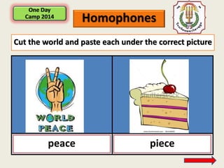 Homophones | PPT | Free Download