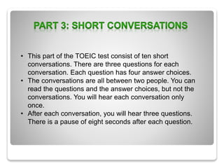Listening part 3 short conversations | PPT