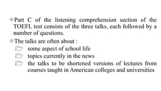 Belajar Listening Dengan Bahasa Inggris C | PPTX