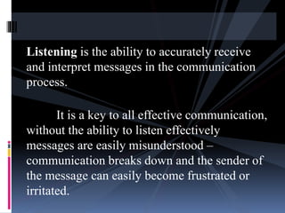 Listening: As Comprehension and Acquisition/Sklls and Strategies | PPTX