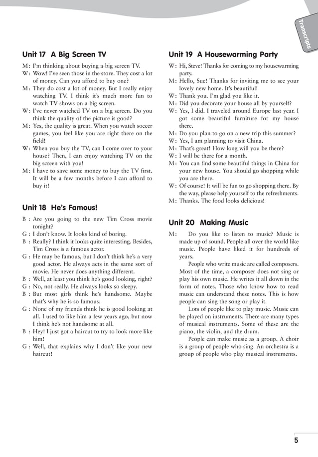 Listening practicethroughdictation 1_transcripts | PDF