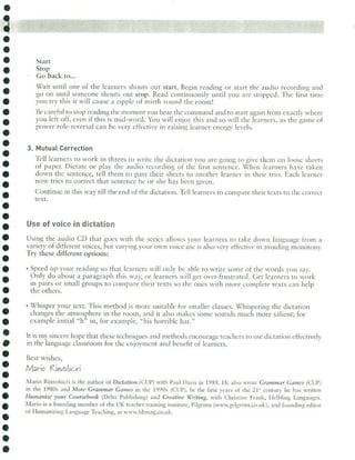Listening practice through dictation 2 | PDF