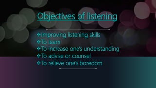 Listening presentation | PPT