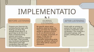 Listening Presentation.pptx ONE OF THE MACRO SKILLS | PPTX