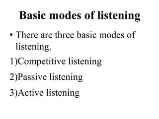 Listening skill | PPTX
