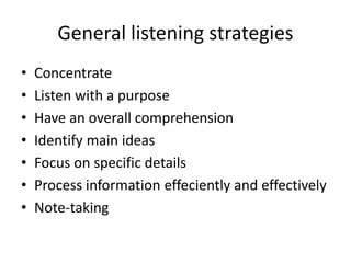 Listening skill | PPT