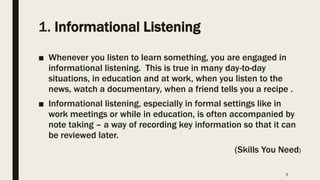 Listening skill | PPTX