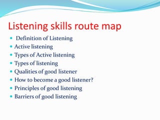 Effective Listening Skills Ppt