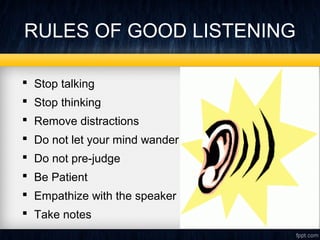 Listening Skill Development | PPT