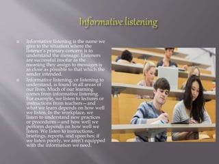 Listening skills | PPTX