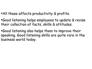Listening skills | PPT