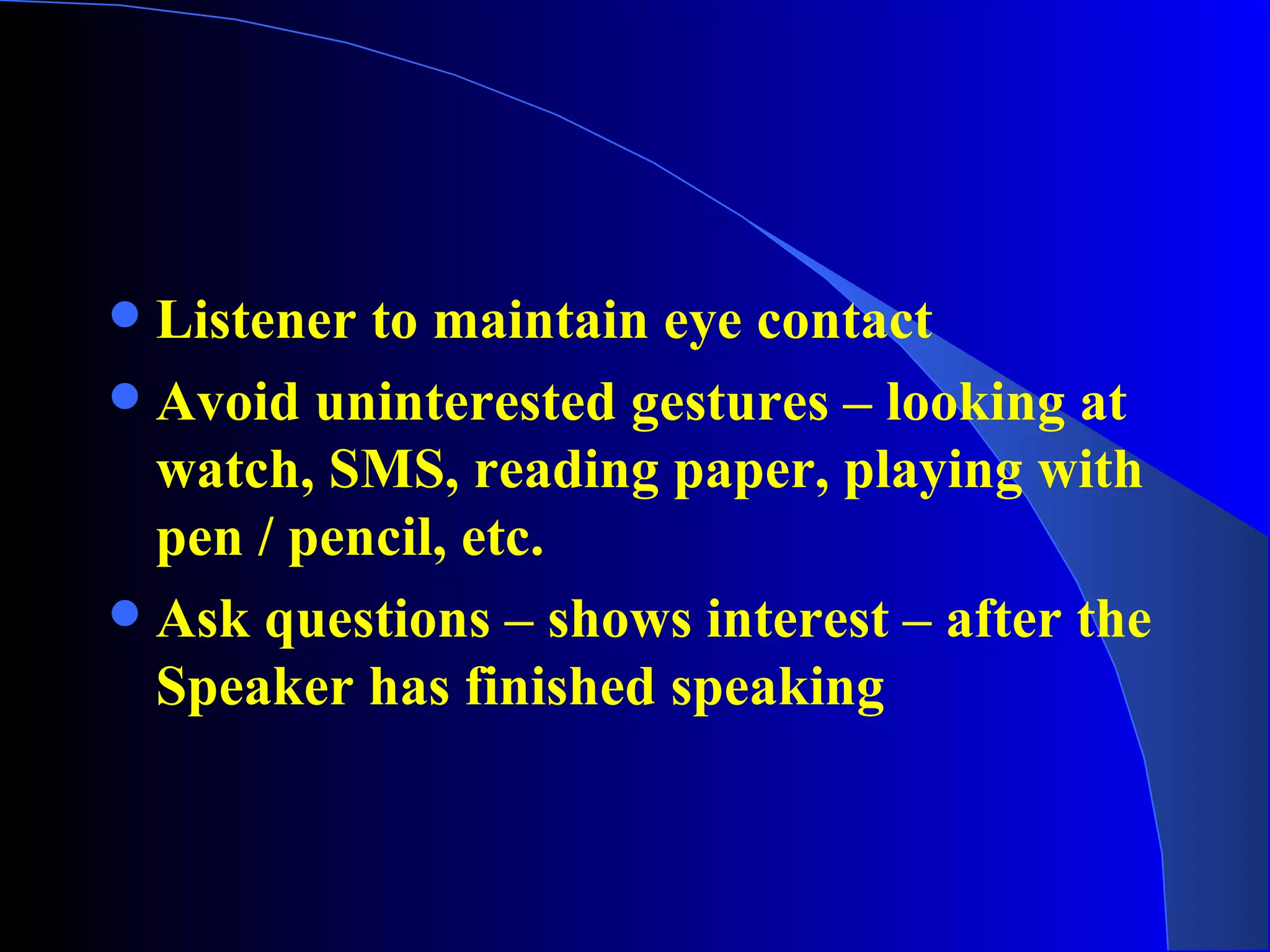 Listening skills | PPT