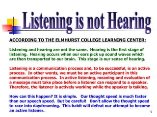 Listening skills | PPT