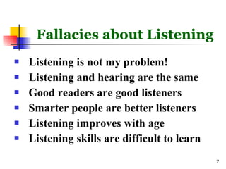 Listening skills | PPT