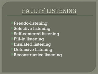 Listening skills | PPT