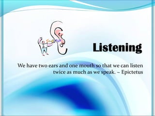 Listening skills | PPT