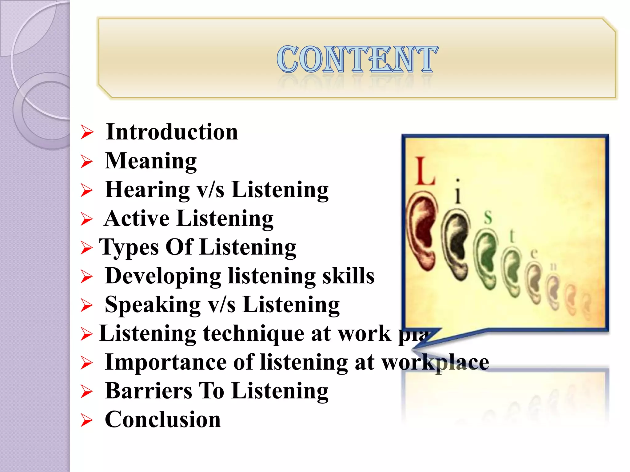 Listening skills | PPT