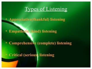 Listening skills | PPT