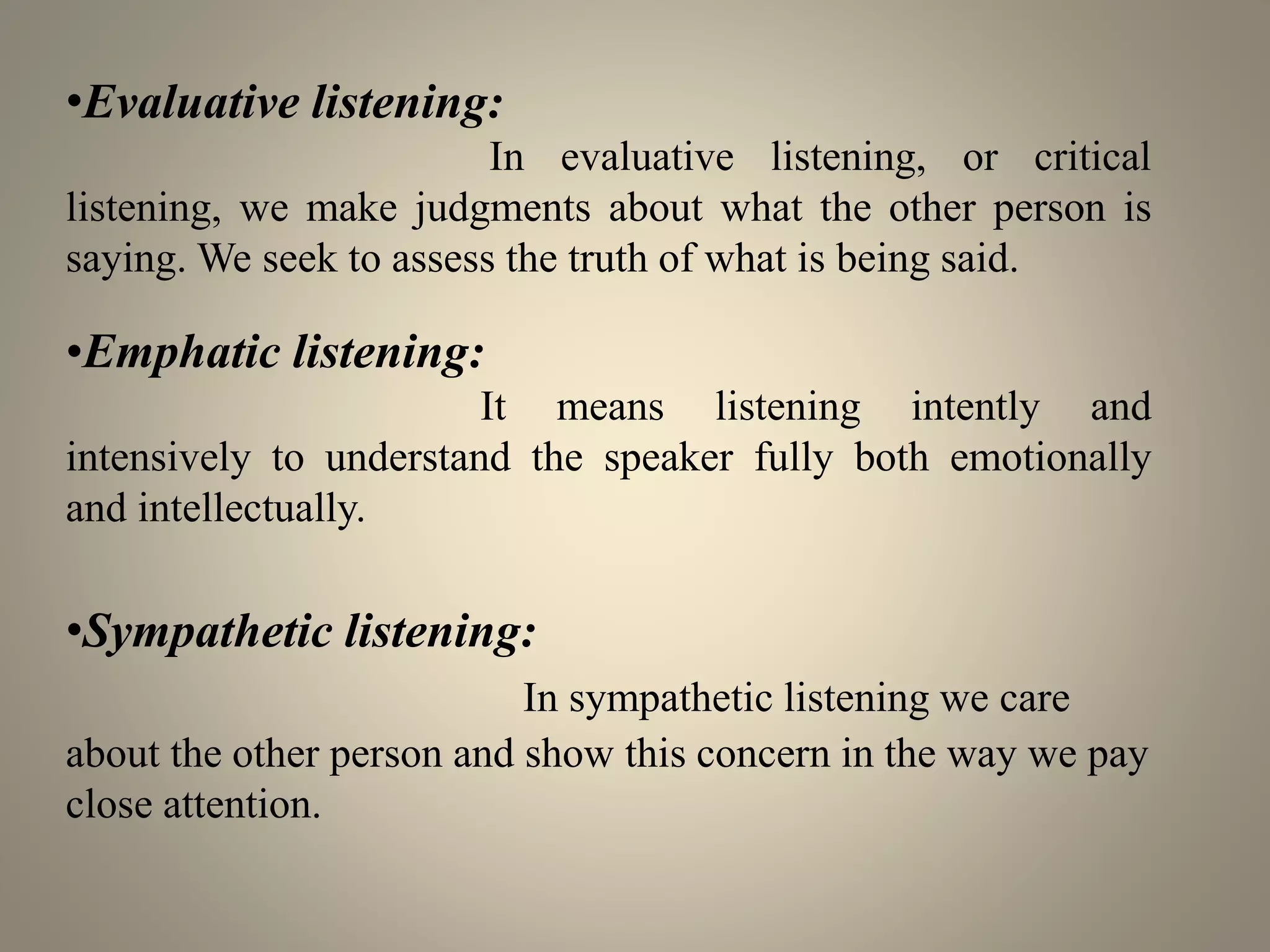 Listening skills | PPTX