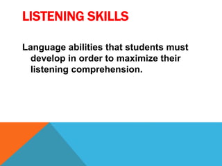 Listening skills | PPTX