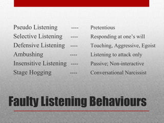 Listening skills | PPT