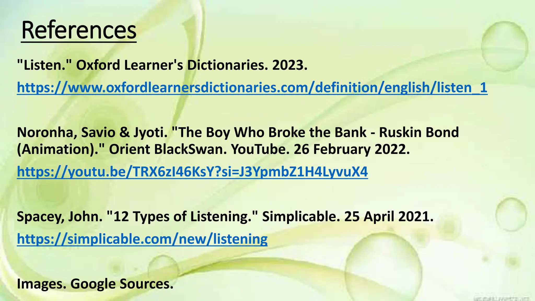 Listening Skills From the Story “The Boy Who Broke the Bank” by Ruskin Bond | PPTX