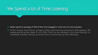 Listening Skills | PPTX | Digital Audio | Computer Software and ...