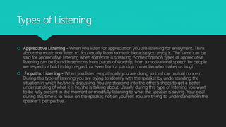 Listening Skills | PPTX