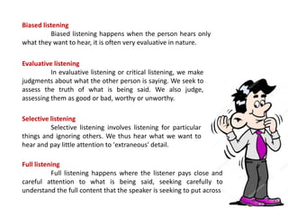 Listening skills | PPT