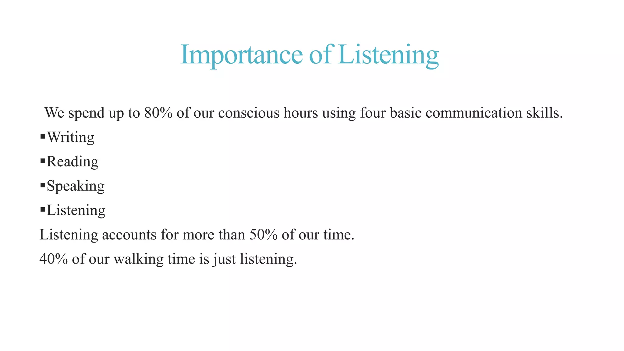 Listening skills | PPTX