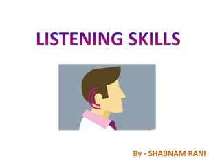 Listening skills | PPTX