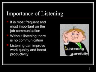 Listening Skills.powerpoint presentation | PPT