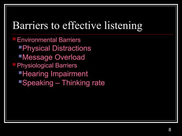 Listening Skills Powerpoint Presentation Ppt