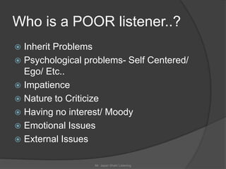 Listening skills gtu sem 1 | PPSX