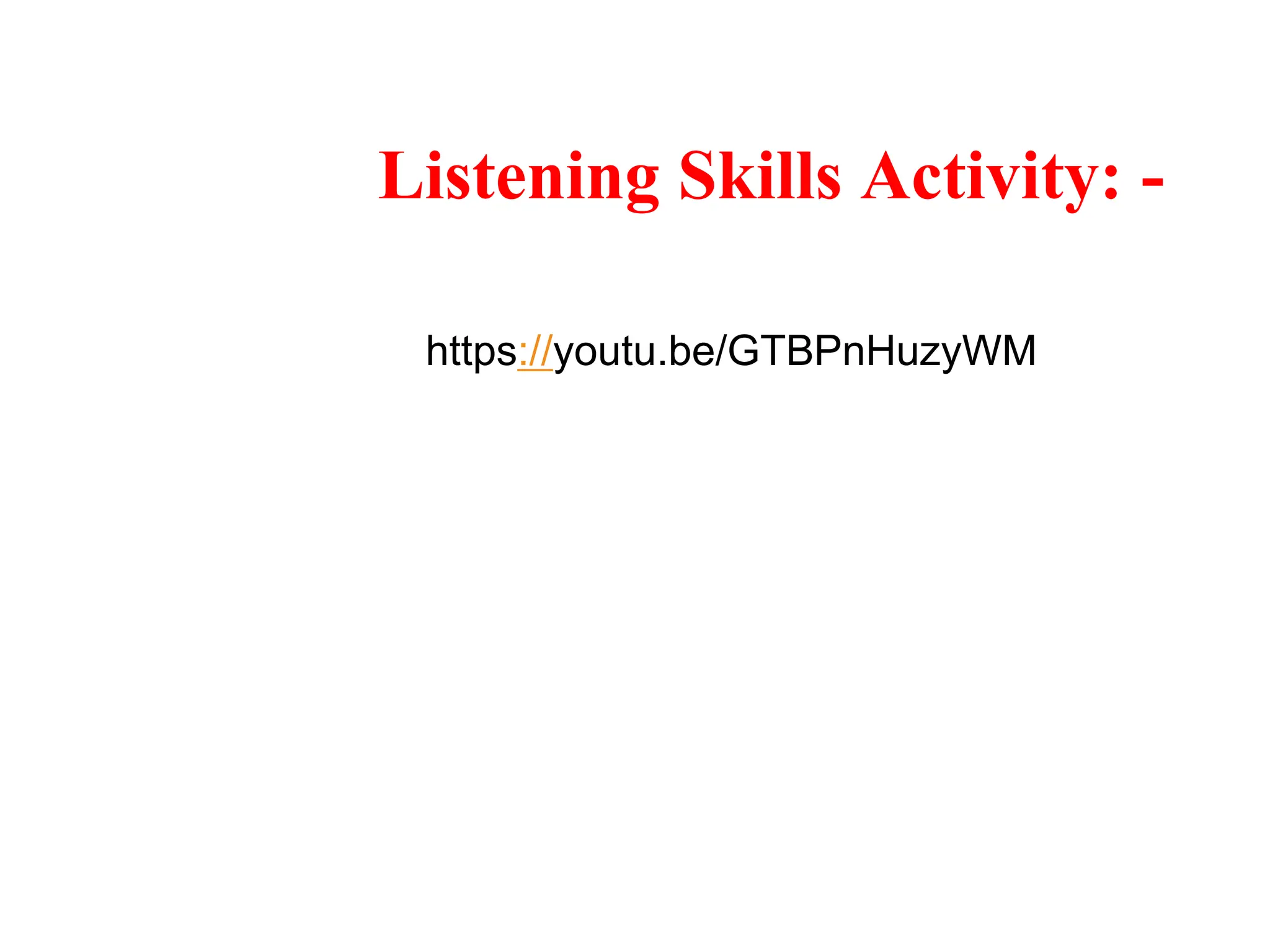 Listening Skills and Activities.ppt