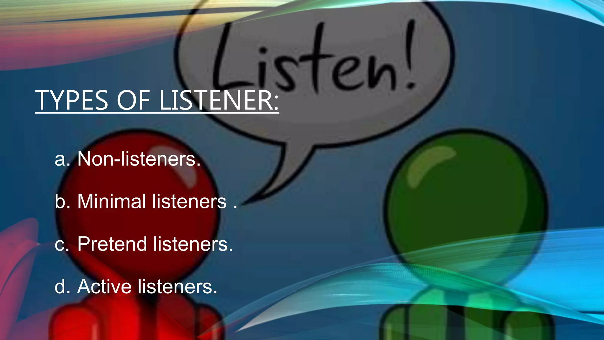 Listening skills by nida chaudhary | PPTX