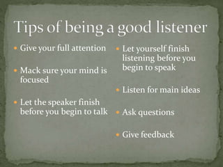 Listening skills paper no 12. | PPTX