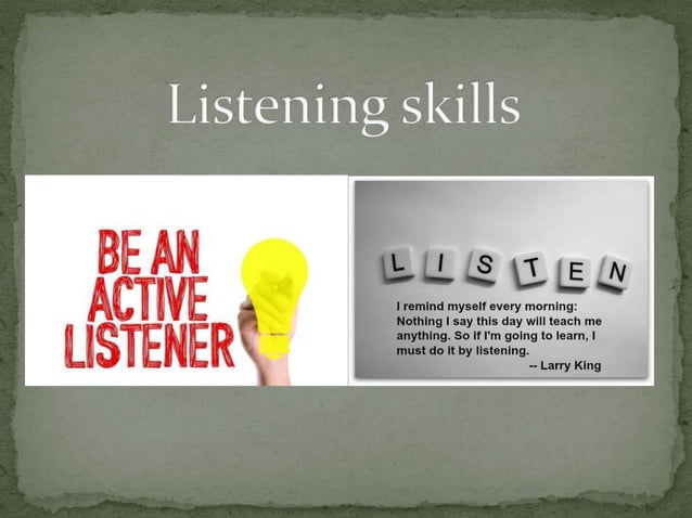Listening skills paper no 12. | PPT