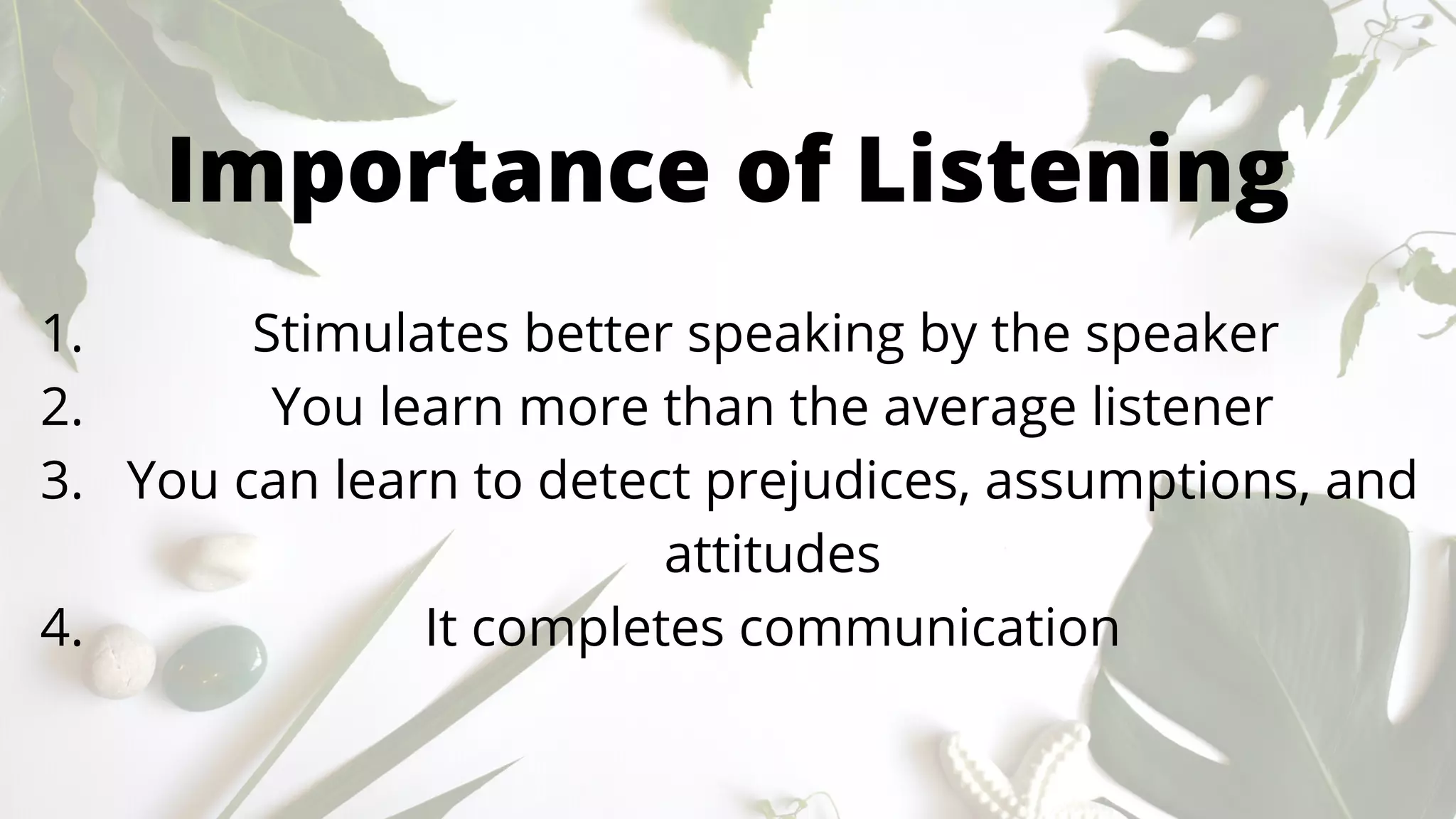 Listening skills presentation | PDF