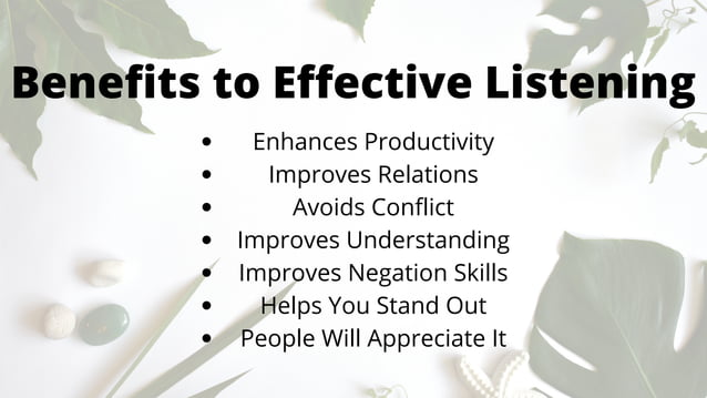 Listening skills presentation | PPT | Free download