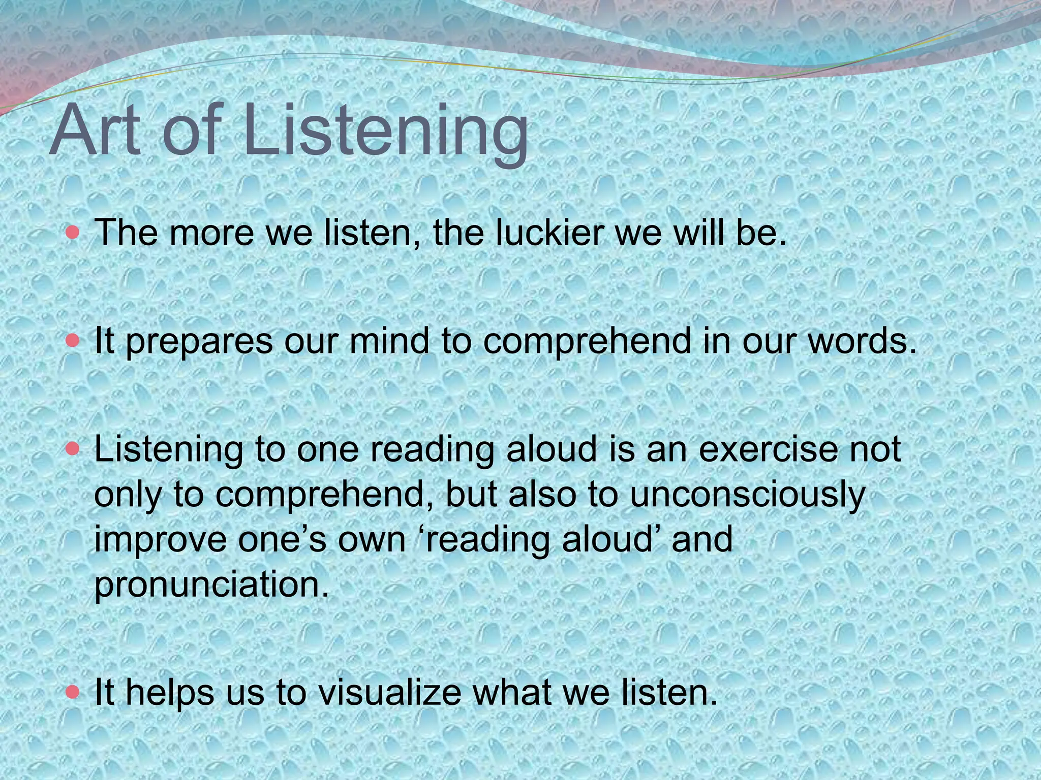 Introduction to Listening Skills | PPTX
